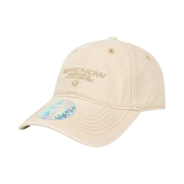 AAPE Moonface Embroidered Cap 'beige/grey