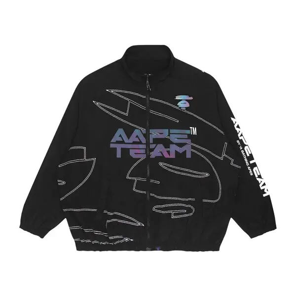 AAPE Moonface Gradient Printed Jacket
