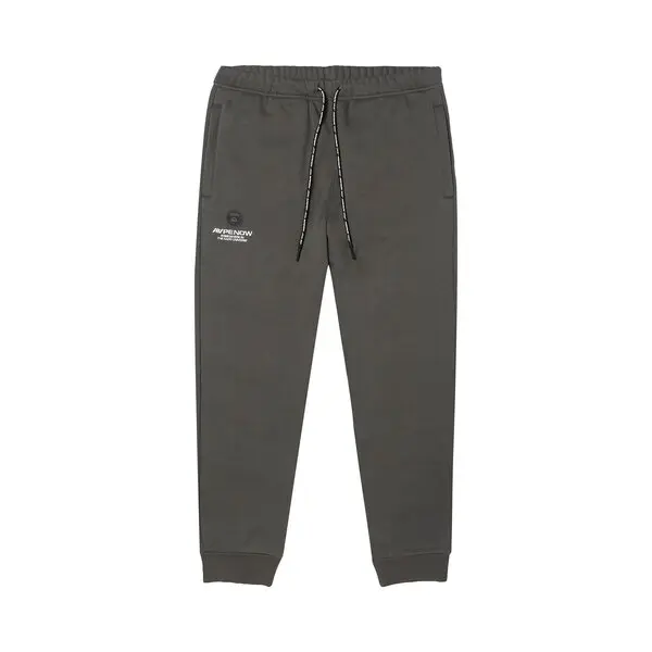 AAPE Moonface Patch Sweatpants 'khaki/grey