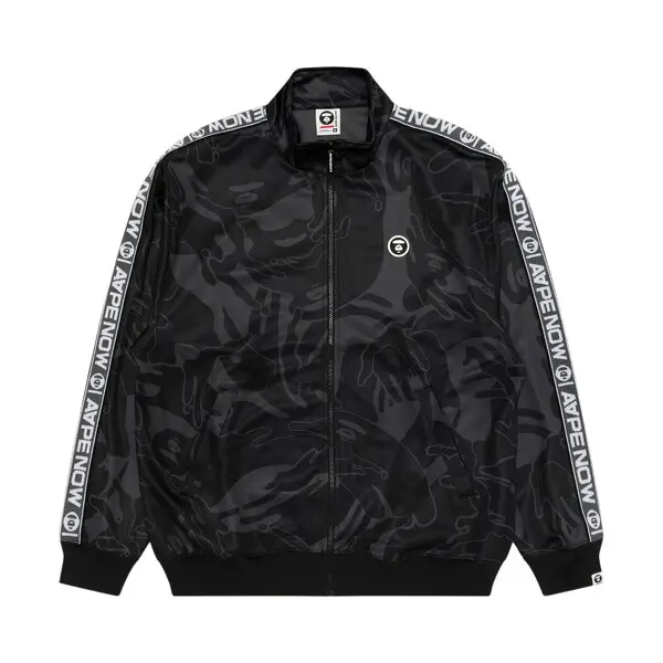 AAPE Now Moonface Camo Zip-up Jacket /multi