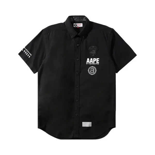 AAPE Badge Appliqué Logo Button-down Shirt
