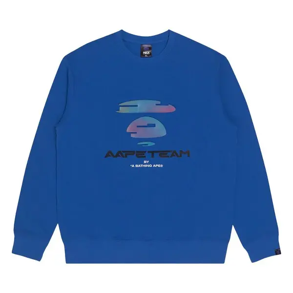 AAPE Moonface Gradient Graphic Sweatshirt
