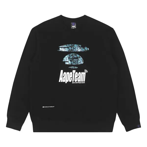 AAPE Moonface Puff Graphic Sweatshirt