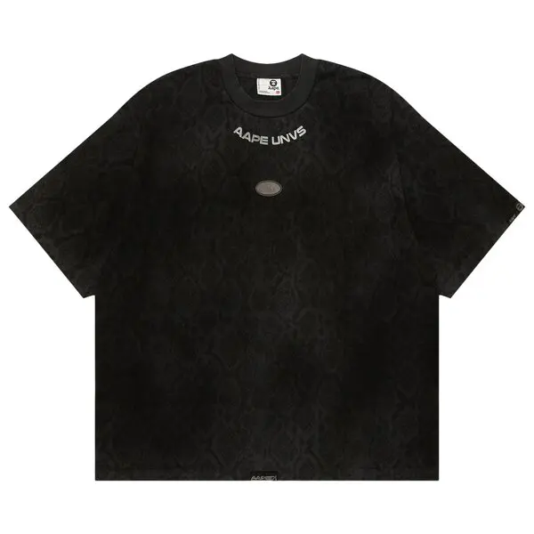 AAPE Moonface Logo Patterned Tee