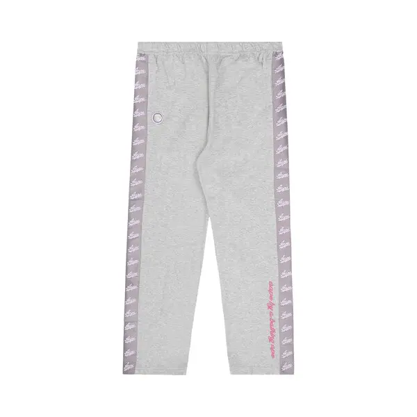 AAPE Moonface Patch Logo Tape Sweatpants /heather