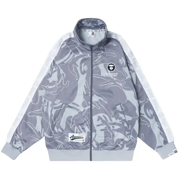 AAPE Moonface Embroidered Track Jacket /multi
