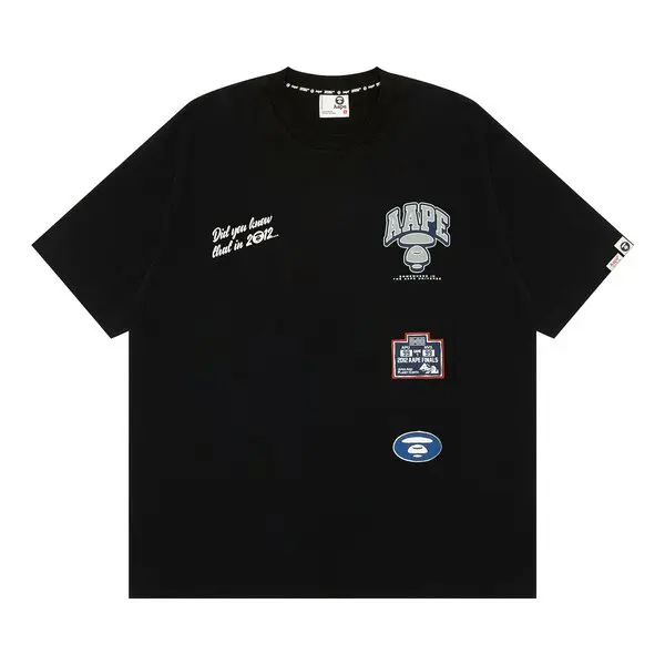 AAPE Moonface Logo Printed Tee