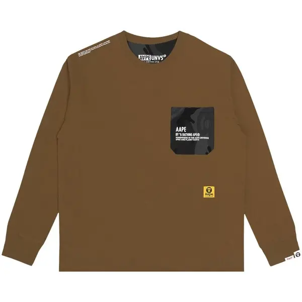 AAPE Moonface Reversible Camo Long-sleeve Tee /light