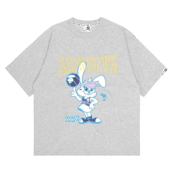 AAPE Moonface Bunny Graphic Tee /heather