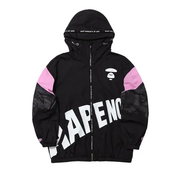 AAPE Panelled Sleeve Zip Jacket