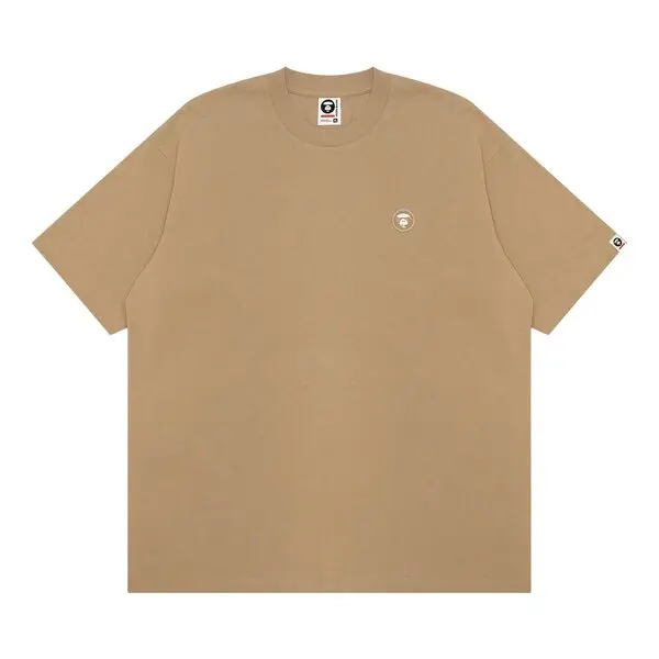 AAPE Now Moonface Logo Short Sleeve Tee /orange
