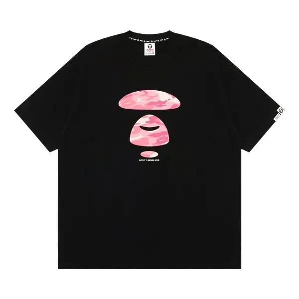 AAPE Unvs Moonface Graphic Tee /pink