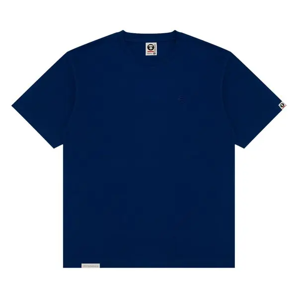 AAPE Moonface Embroidered Tee /dark