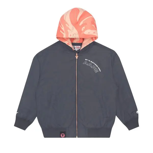 AAPE Panelled Logo Jacket /dark