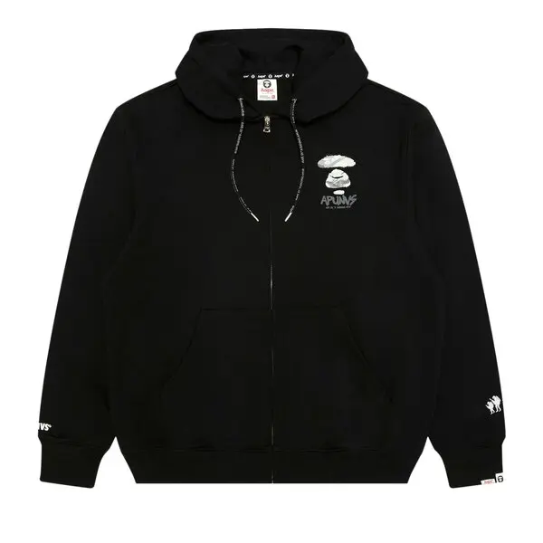 AAPE Basic Zip Up Sweatshirt