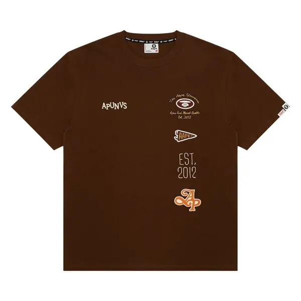 AAPE Unvs Multi-logo Tee
