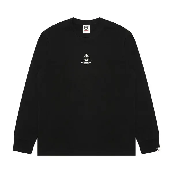 AAPE Now Clover Moonface Long Sleeve Tee