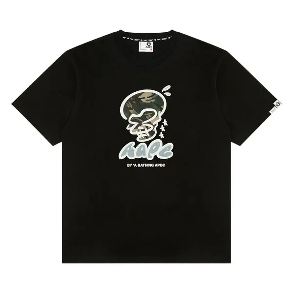 AAPE Unvs Graffiti Skull Graphic Tee