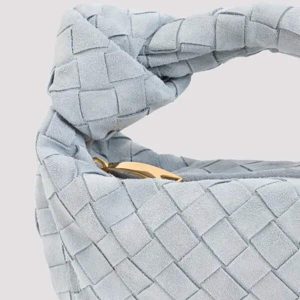 Bottega Veneta Mini Jodie 15 Suede - Blue