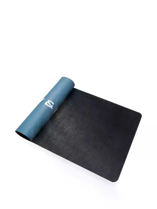 Sporty & Rich Logo-print Yoga Mat - Blue