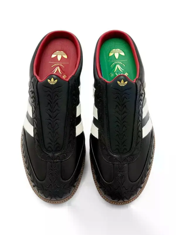 Adidas Samba Embroidered Leather Sneakers