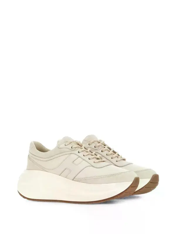 Hogan H696 Panelled Leather Sneakers