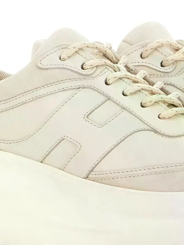 Hogan H696 Panelled Leather Sneakers