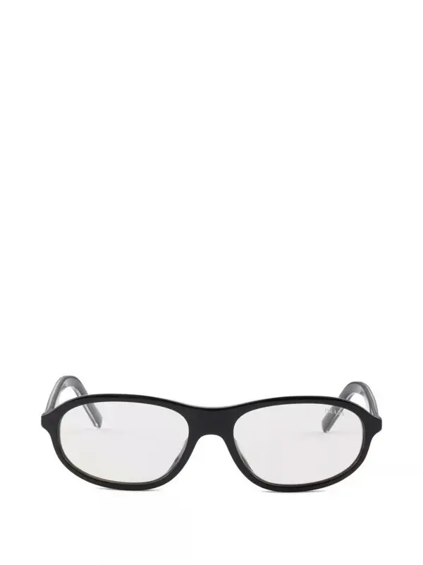 Prada Sunglasses With The Iconic Metal Plaque