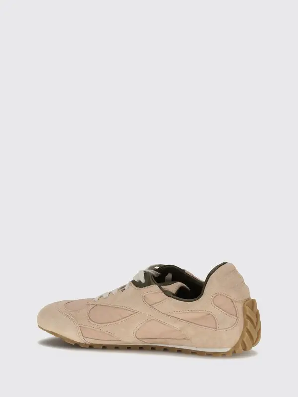 Bottega Veneta Orbit Suede And Nylon Sneakers With Notched Sole - Multicolor
