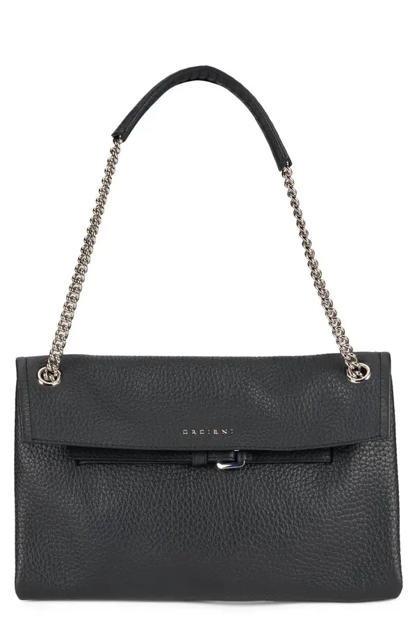 Orciani Mini Shoulder Handbag Venus Nabucco In Nubuck Leather - Black