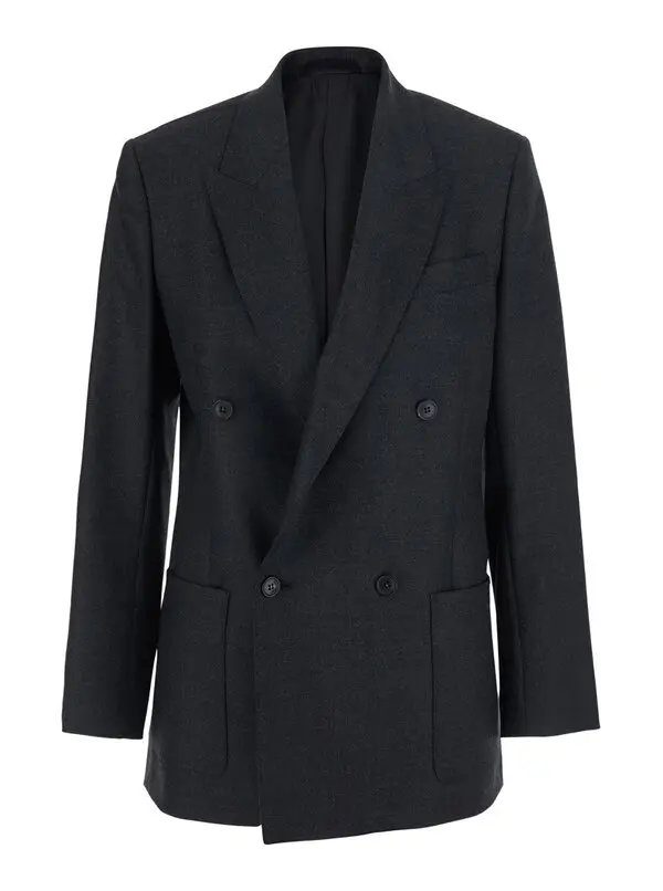 GRIFONI Double-breasted Notched Revers Blazer