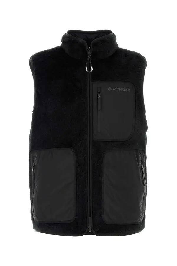 Moncler Reversible Eco Fur Mini Puffer Down Jacket For