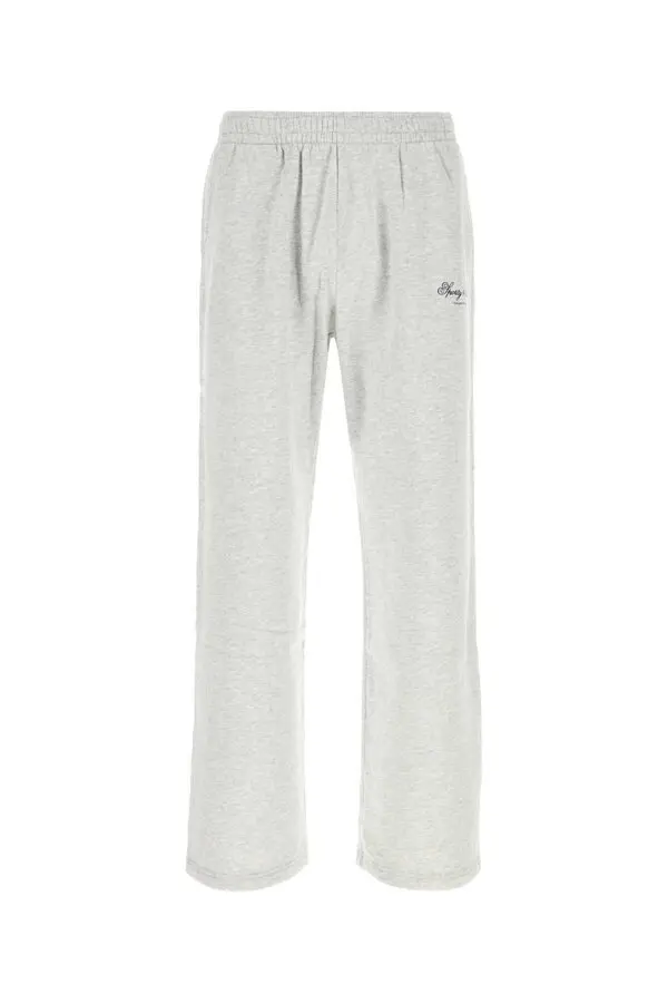 Sporty & Rich Cotton Melange Joggers - Grey