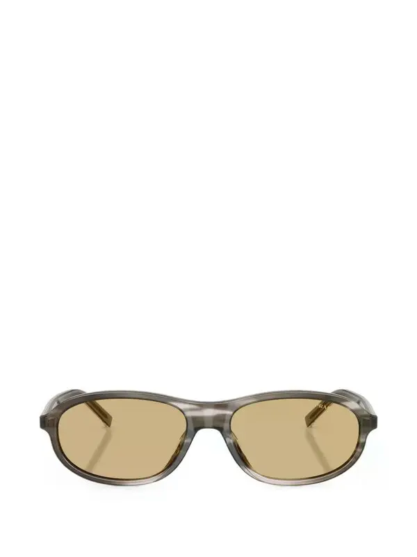 Prada Oval-frame Sunglasses - Grey