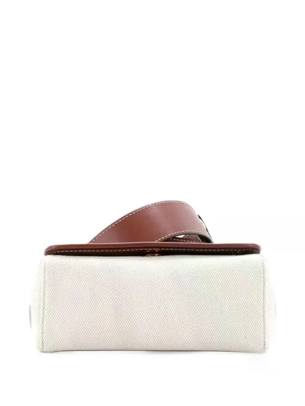 Burberry Hackberry Shoulder Bag Canvas With Leather Small Crossbody Bag
