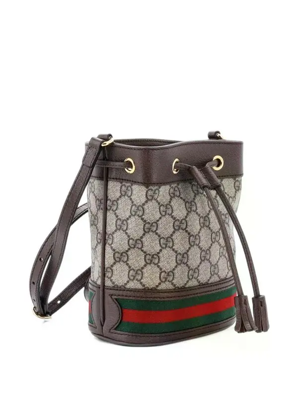 Gucci Ophidia Gg Coated Canvas Mini Bucket Bag