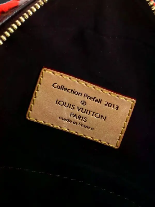 LOUIS VUITTON Deauville Cube Bag Monogram Tuffetage Canvas Handbag
