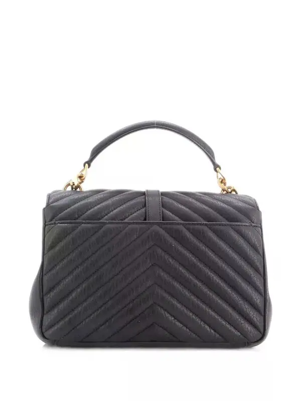 Saint Laurent Classic Monogram College Bag Matelasse Chevron Leather Medium Crossbody Bag