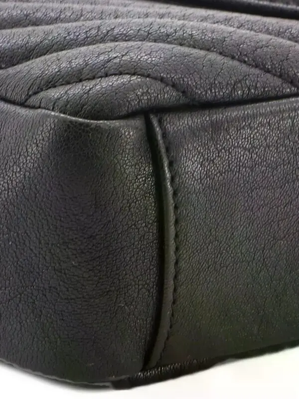 Saint Laurent Classic Monogram College Bag Matelasse Chevron Leather Medium Crossbody Bag