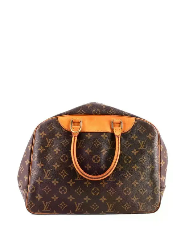 LOUIS VUITTON Deauville Monogram Canvas Handbag - Brown