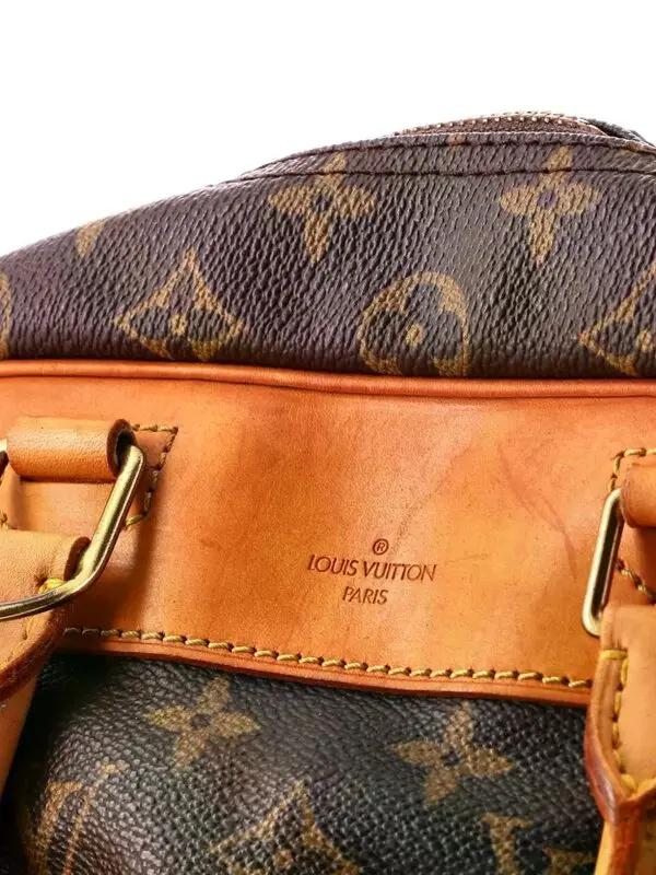 LOUIS VUITTON Deauville Monogram Canvas Handbag - Brown