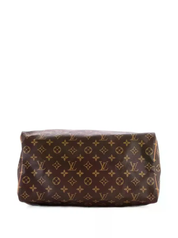 LOUIS VUITTON Speedy Handbag Monogram Canvas 35 Satchel - Brown