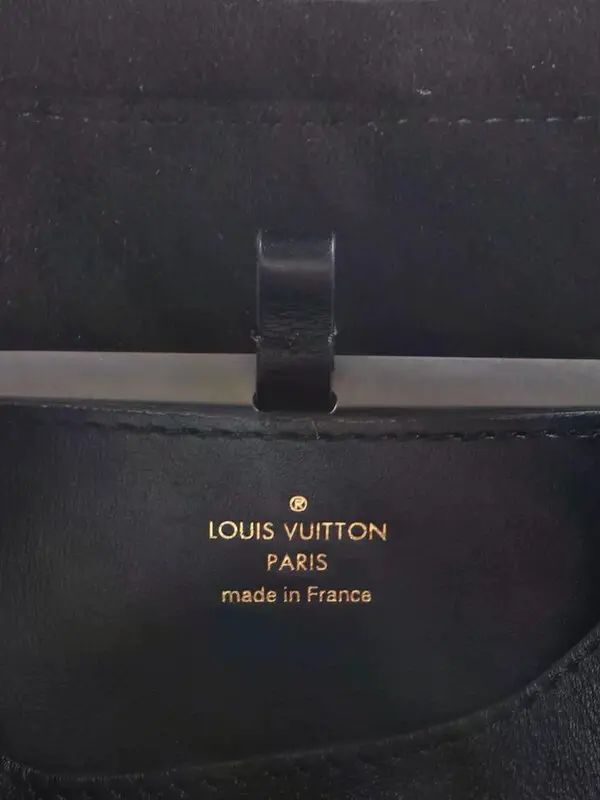 LOUIS VUITTON Twist Handbag Limited Edition Brogue Reverse Monogram Canvas And Leather Mm Shoulder Bag