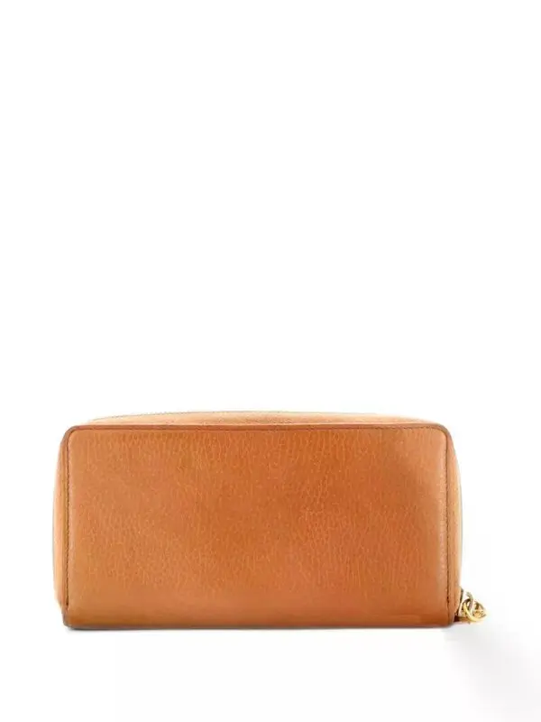 Gucci Soho Zip Around Wallet Leather Small Wallets