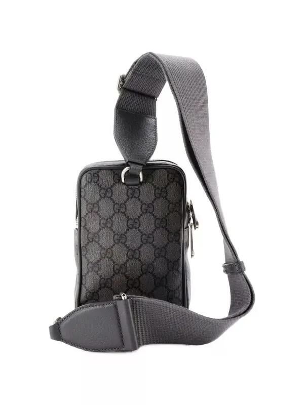 Gucci Ophidia Sling Bag Gg Coated Canvas Mini Crossbody Bag - Grey
