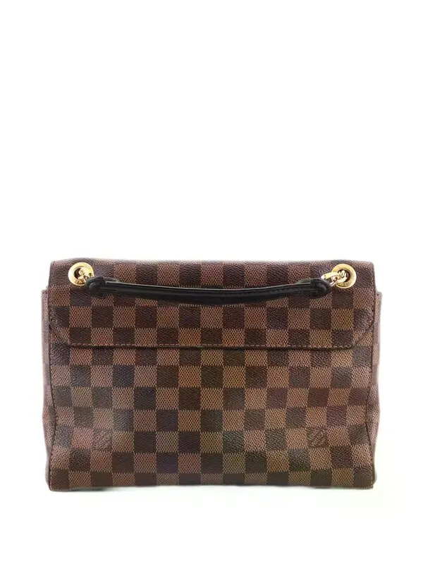 LOUIS VUITTON Vavin Handbag Damier With Leather Pm Crossbody Bag