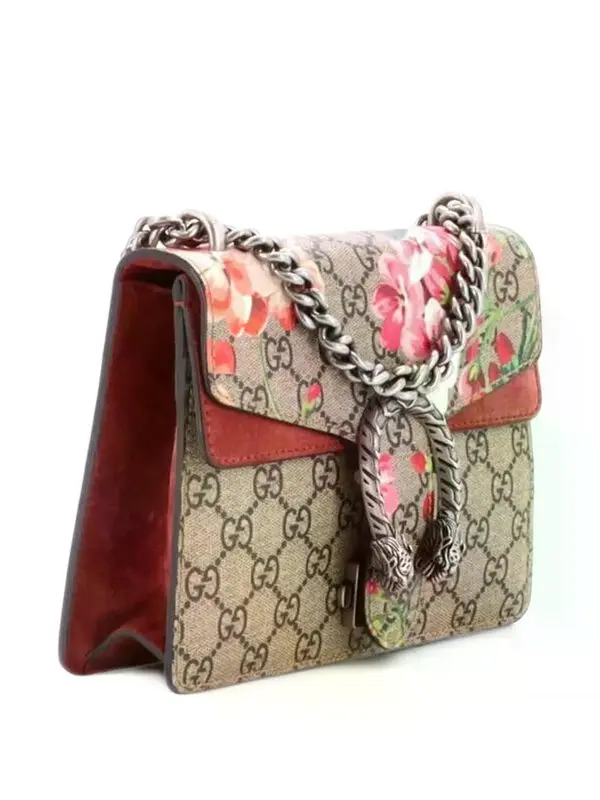 Gucci Dionysus Bag Blooms Print Gg Coated Canvas Mini Shoulder Bag