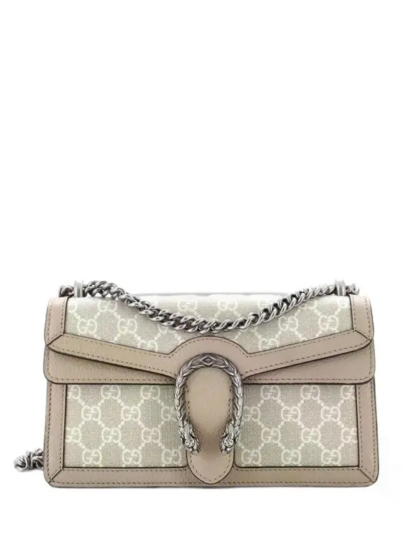 Gucci Dionysus Bag Gg Coated Canvas With Leather Small Shoulder Bag