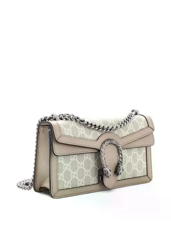 Gucci Dionysus Bag Gg Coated Canvas With Leather Small Shoulder Bag