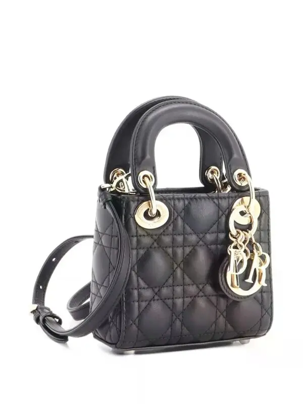 Dior Lady Bag Cannage Quilt Lambskin Micro Shoulder Bag